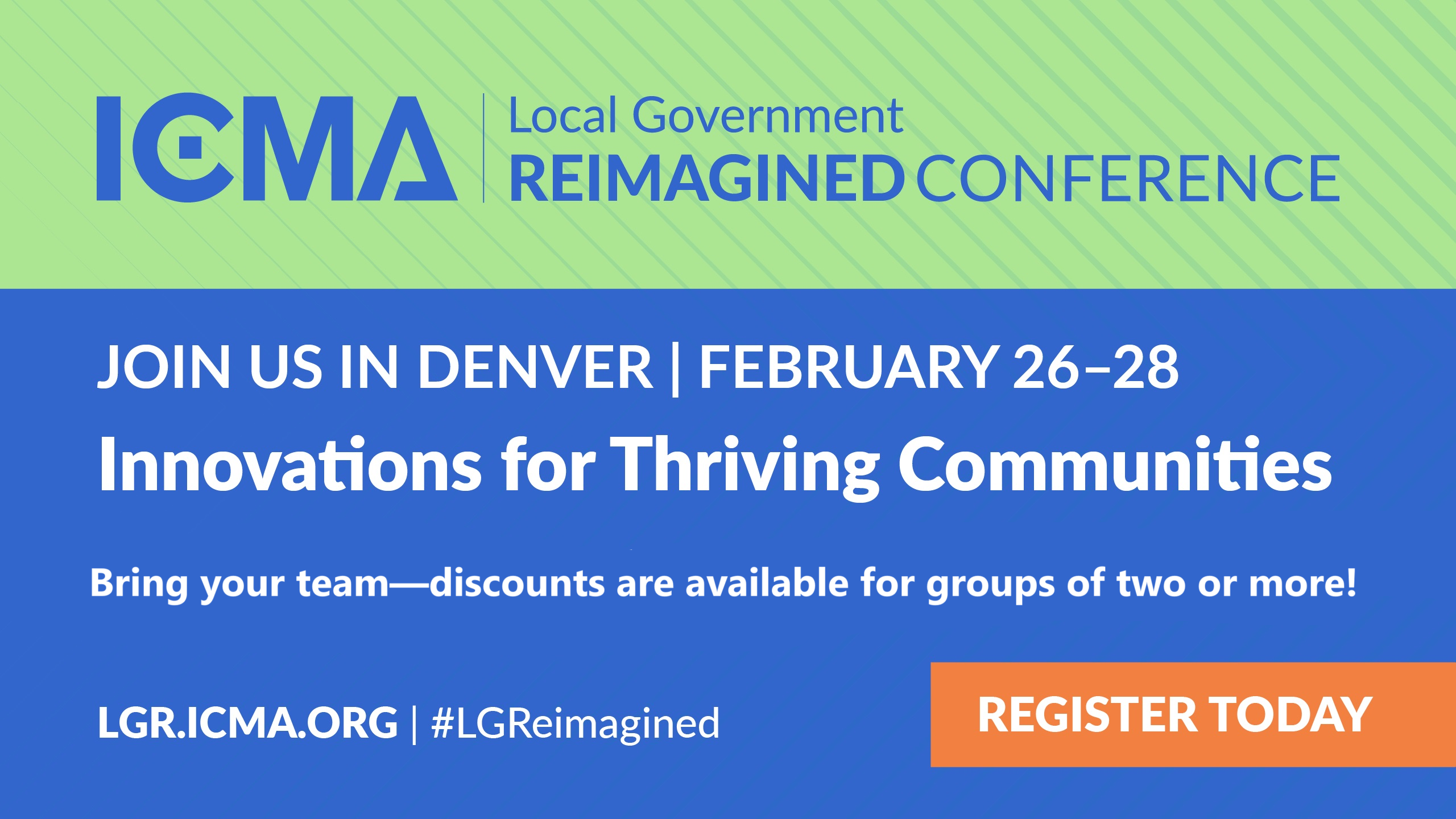 Announcing Keynoter for Denver LGRC | icma.org